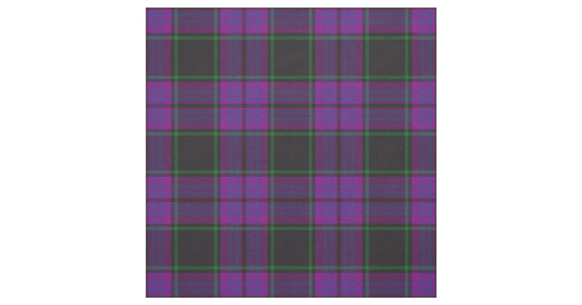 Laird Tartan Print Fabric | Zazzle