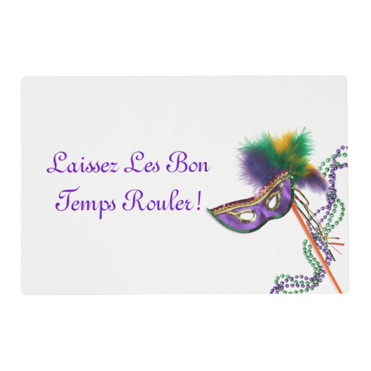 Laissez Les Bon Temps Rouler! Placemat | Zazzle.com