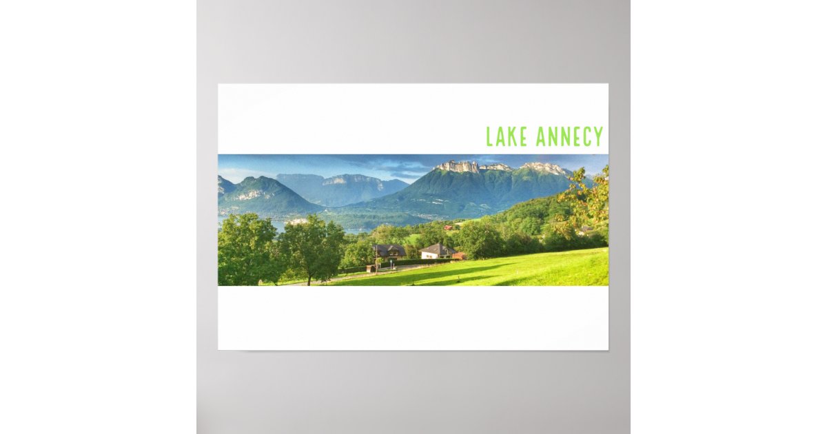 Lake Annecy Poster | Zazzle