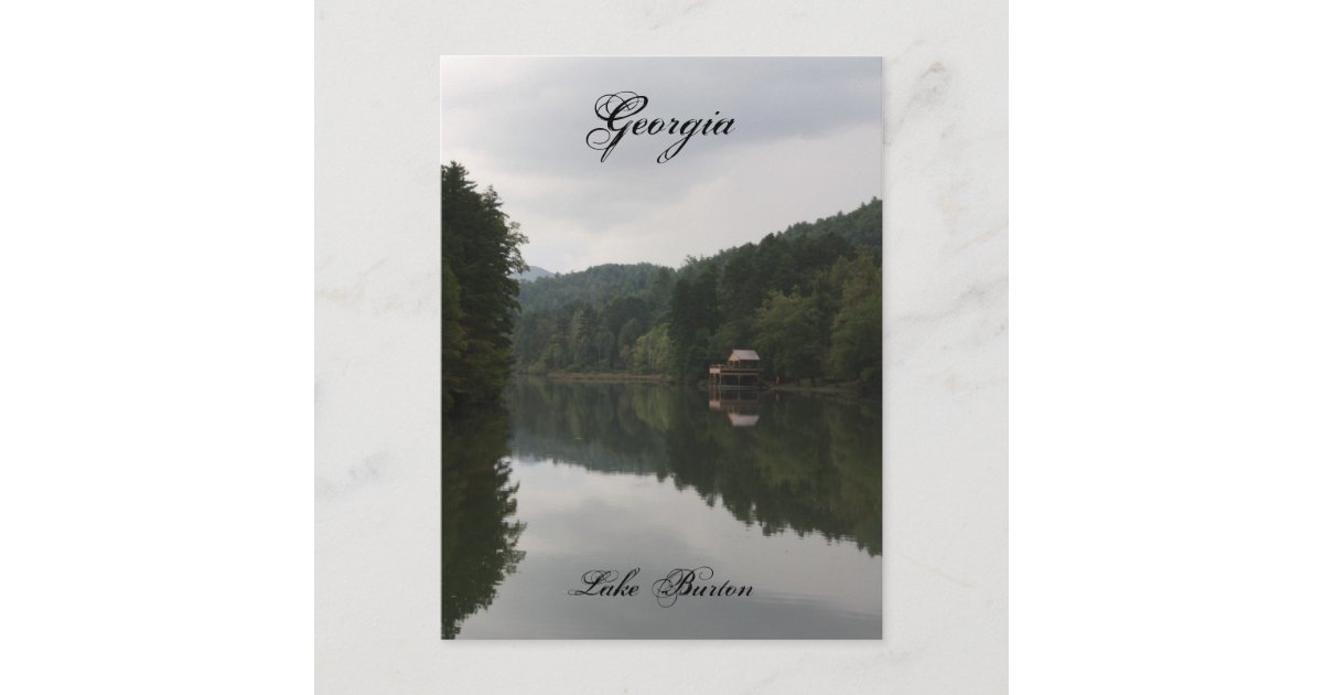 Lake Burton Postcard | Zazzle