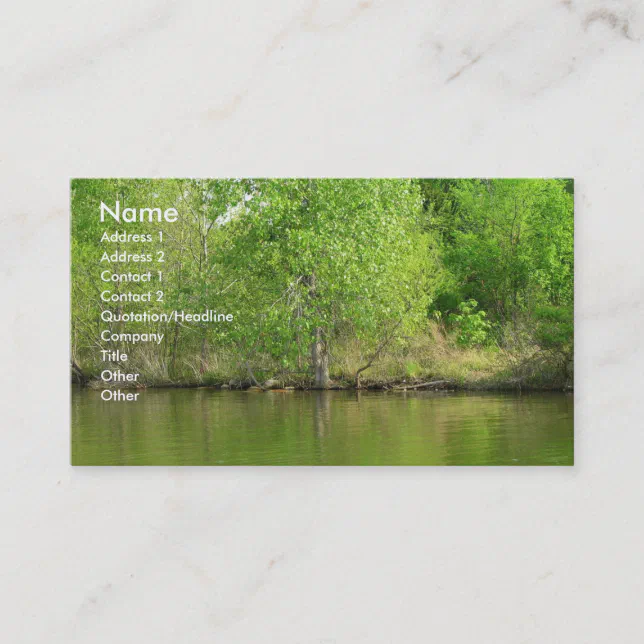 Lake Business Card | Zazzle