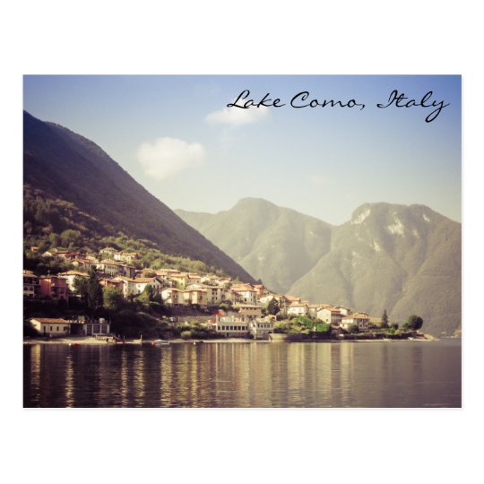 Lake Como, Italy, Postcard | Zazzle.com
