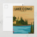 Lake Como Italy Vintage Postcard | Zazzle