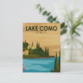 Lake Como Italy Vintage Postcard | Zazzle