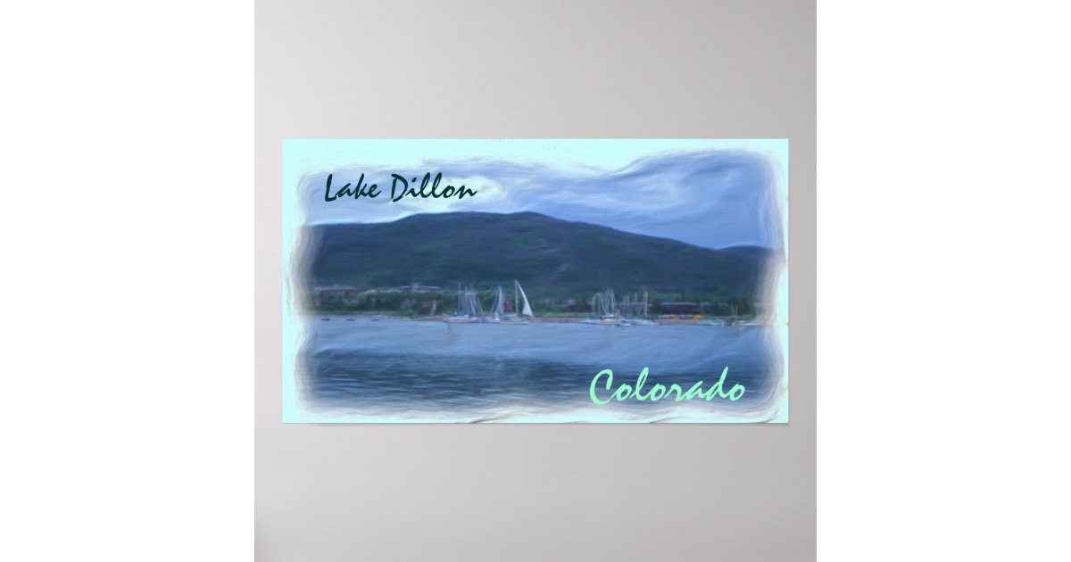 Lake Dillon Colorado poster | Zazzle