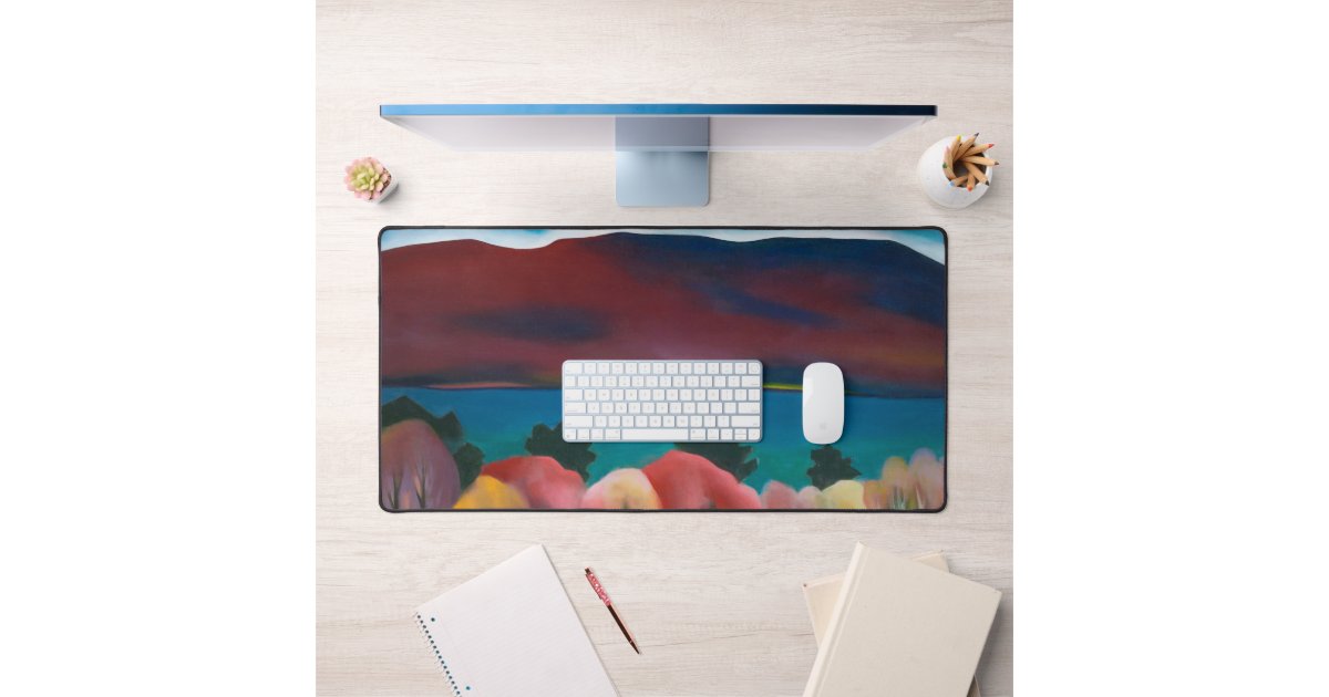 Lake George, Autumn | Georgia O'Keeffe | Desk Mat | Zazzle