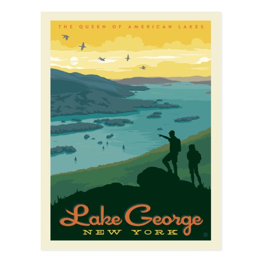 Lake George, New York Postcard | Zazzle.com