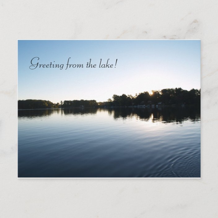 Lake Greeting Cards | Zazzle.com