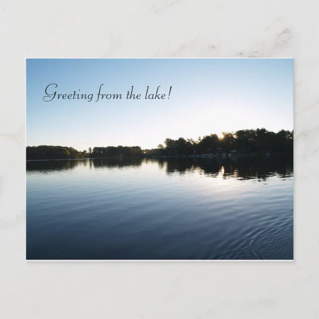 Lake Greeting Cards | Zazzle