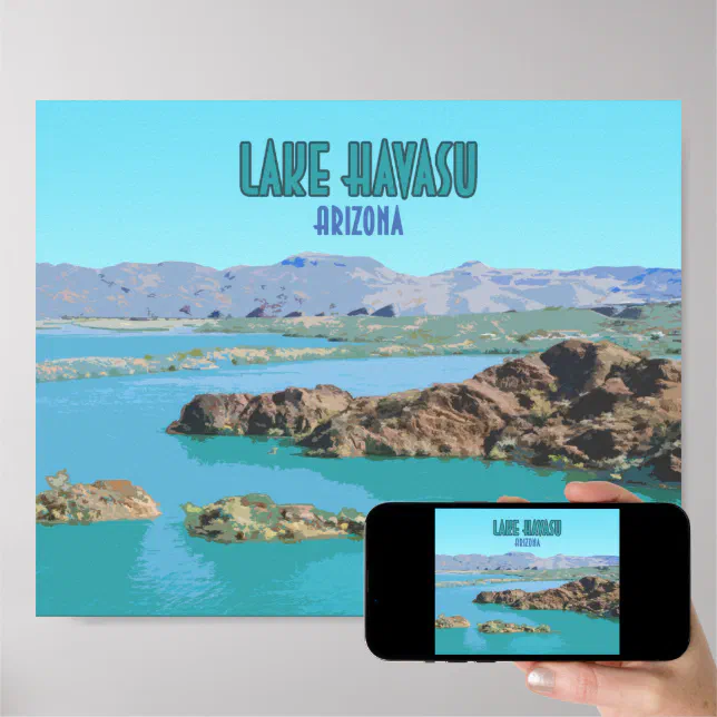 Lake Havasu Arizona Vintage Poster | Zazzle
