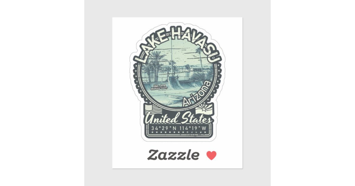 LAKE HAVASU CITY - ARIZONA STICKER | Zazzle