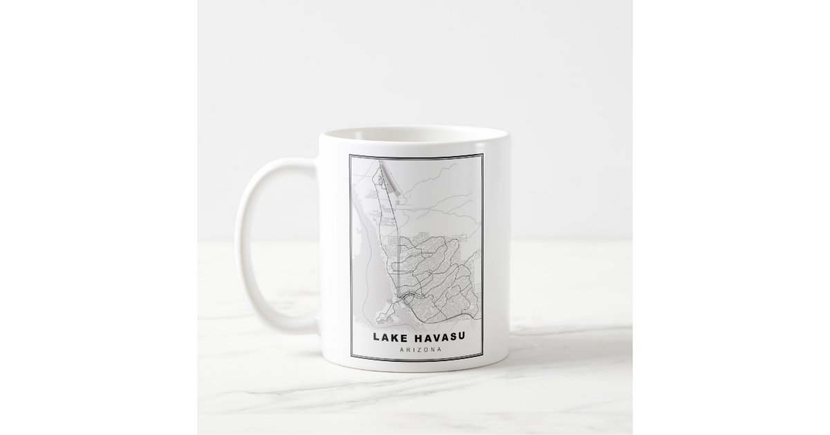 Lake Havasu City Map Coffee Mug | Zazzle