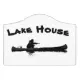 Lake House, Canoe Fisherman Door Sign | Zazzle
