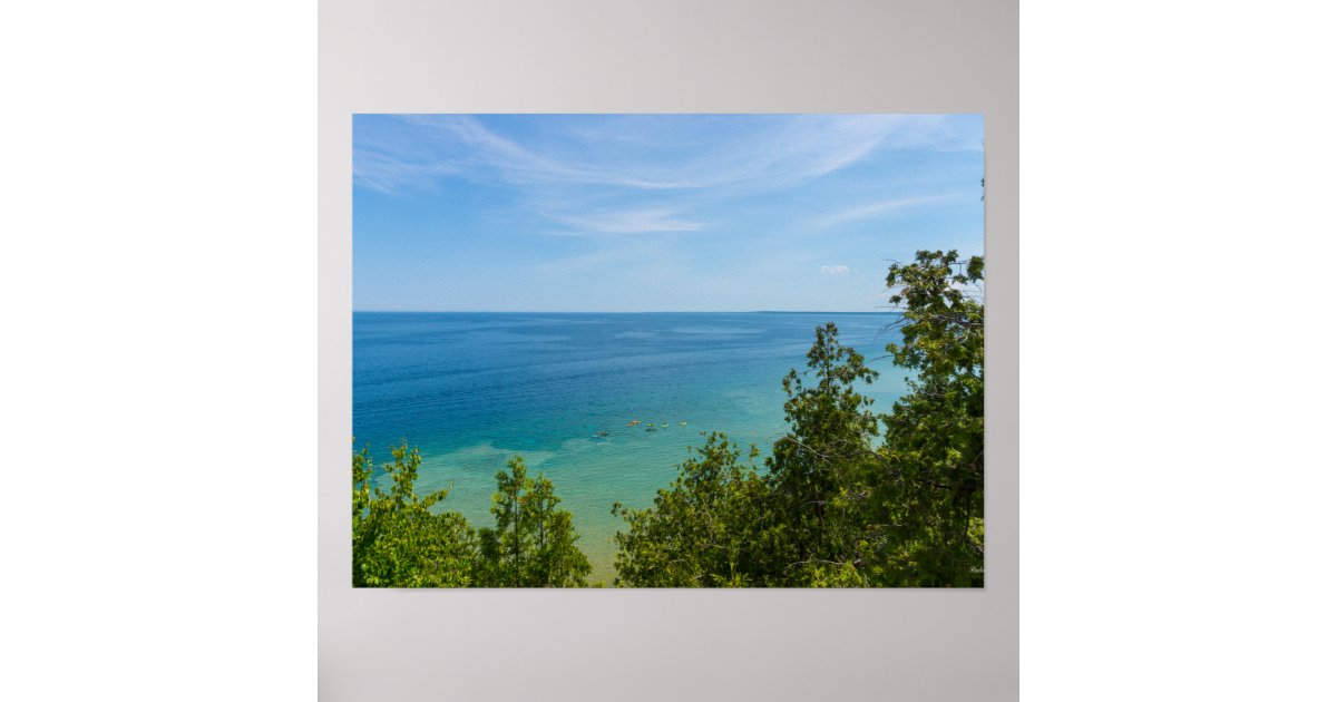 Lake Huron Lookout Poster | Zazzle