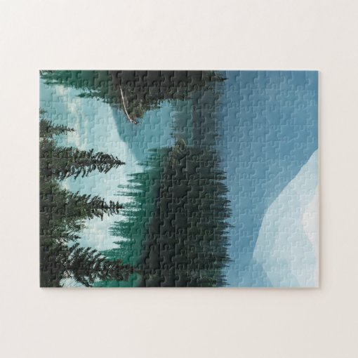 Lake In Banff National Park In Alberta Canada Jigsaw Puzzle | Zazzle