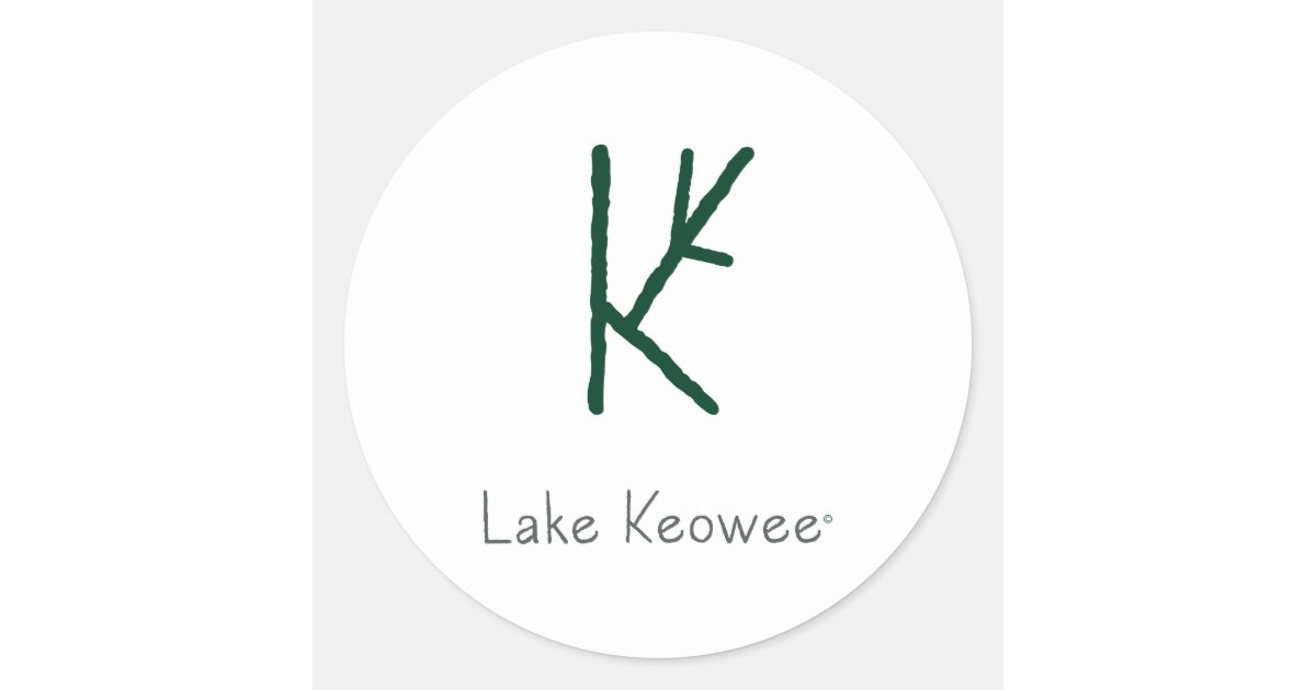 Lake Keowee Classic Round Sticker | Zazzle
