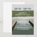 Lake Life - Lake Life Boat Dock Bachelorette Party Invitation | Zazzle