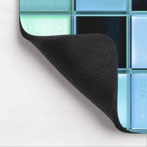 Lake Living AquaMarine Glass Tile Mosaic Mousepad | Zazzle