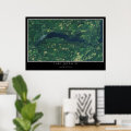 Lake Merwin Washington Satellite Poster Map | Zazzle