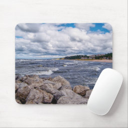 Lake Michigan Shoreline Mouse Pad | Zazzle
