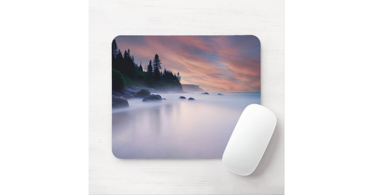 Lake Mist Mouse Pad | Zazzle