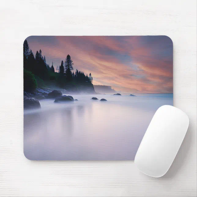Lake Mist Mouse Pad | Zazzle