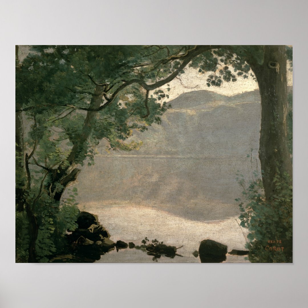 Lake Nemi, 1843 Poster | Zazzle