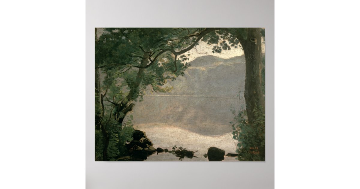 Lake Nemi, 1843 Poster | Zazzle