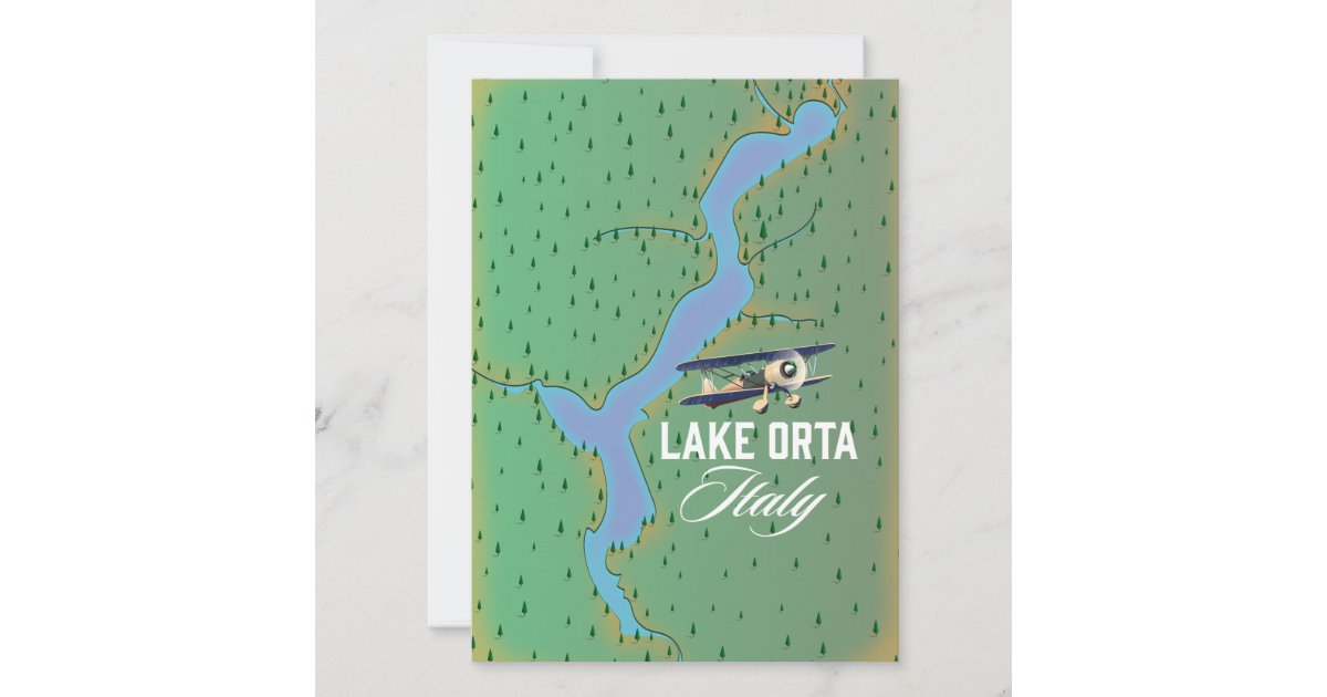 Lake Orta Italy lake map | Zazzle