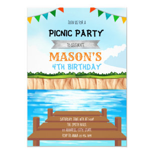 Lake Party Invitations | Zazzle