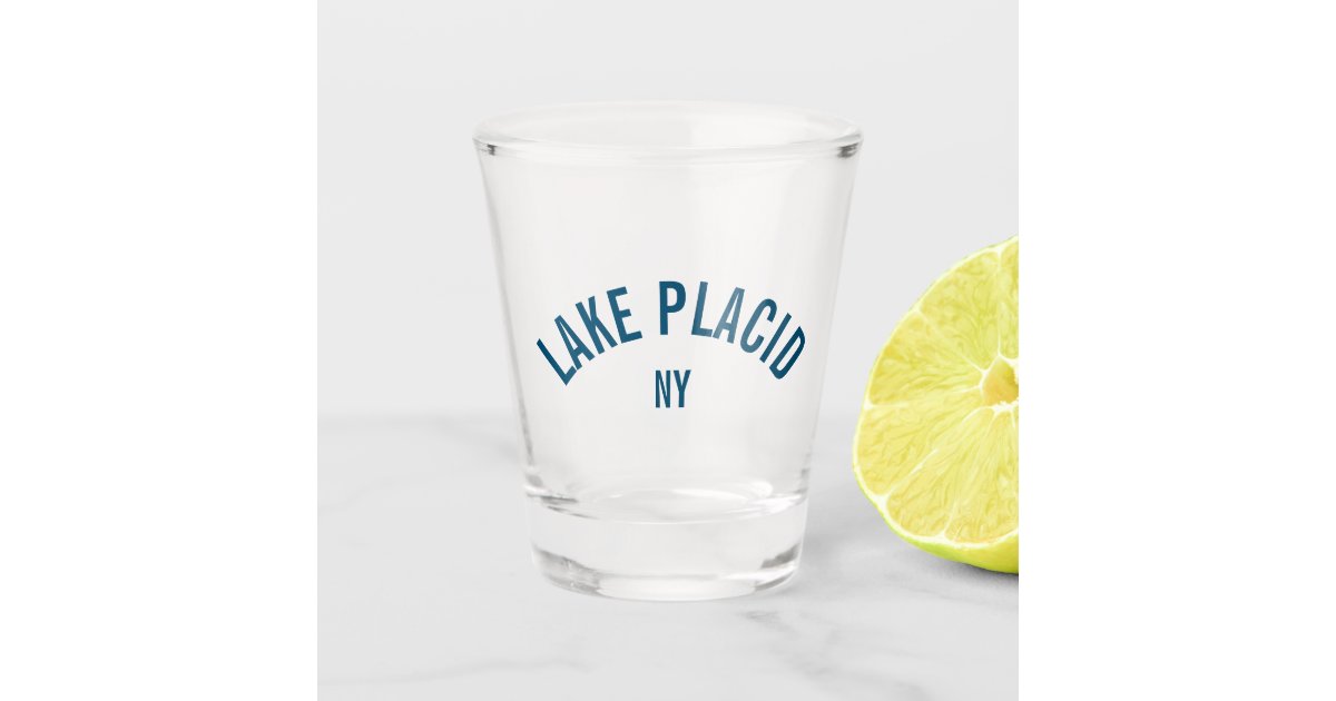 Lake Placid - NY Shot Glass | Zazzle