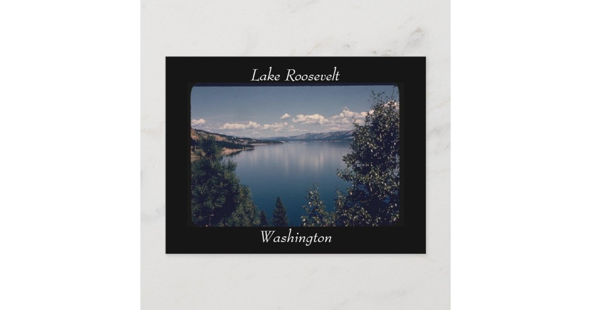 Lake Roosevelt, Washington Postcard | Zazzle