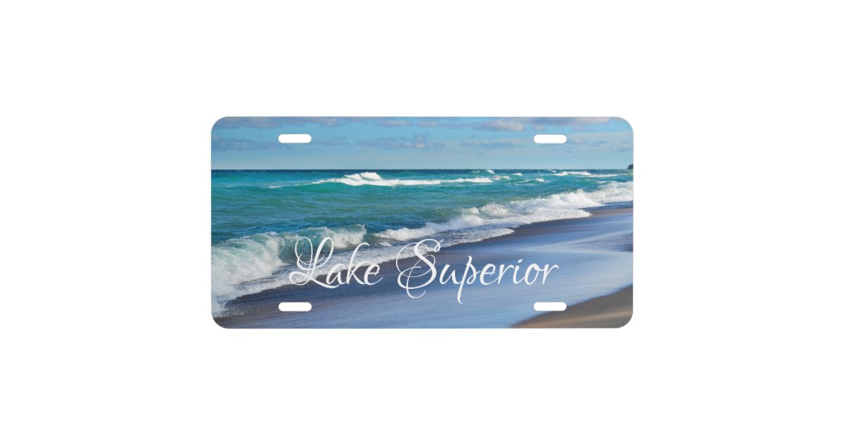 Lake Superior License Plate | Zazzle
