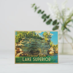 Lake Superior Pictured Rocks Postcard | Zazzle