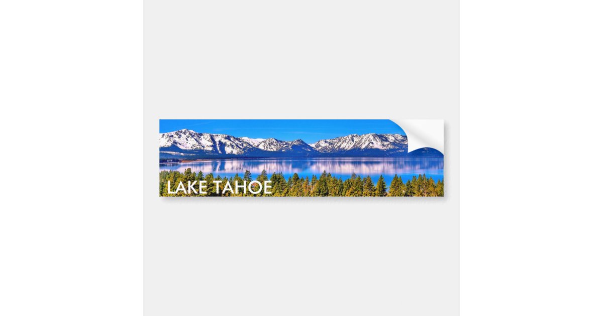 LAKE TAHOE BUMPER STICKER | Zazzle