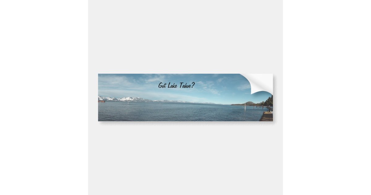 Lake Tahoe Bumper Sticker | Zazzle