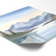 Lake Tahoe | Watercolor Mountain Landscape Poster | Zazzle