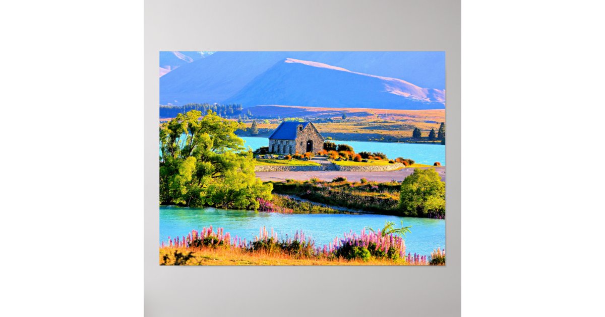 Lake Tekapo, New Zealand Poster | Zazzle