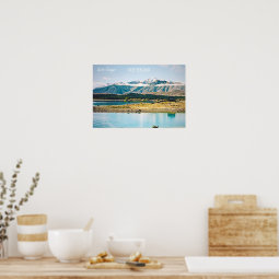Lake Tekapo New Zealand South Island travel Poster | Zazzle