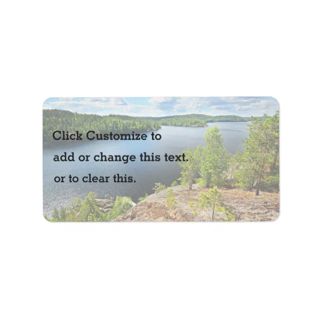 Lake Themed Label | Zazzle