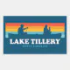 Lake Tillery North Carolina Canoe Rectangular Sticker | Zazzle