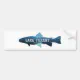 Lake Tillery North Carolina Fish Bumper Sticker | Zazzle