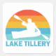 Lake Tillery North Carolina Kayak Square Sticker | Zazzle