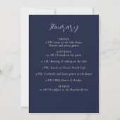Lake Weekend Navy Blue Bachelorette Party Invitation | Zazzle