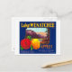 Lake Wenatchee Apple Label (blue) - Cashmere, WA Postcard | Zazzle