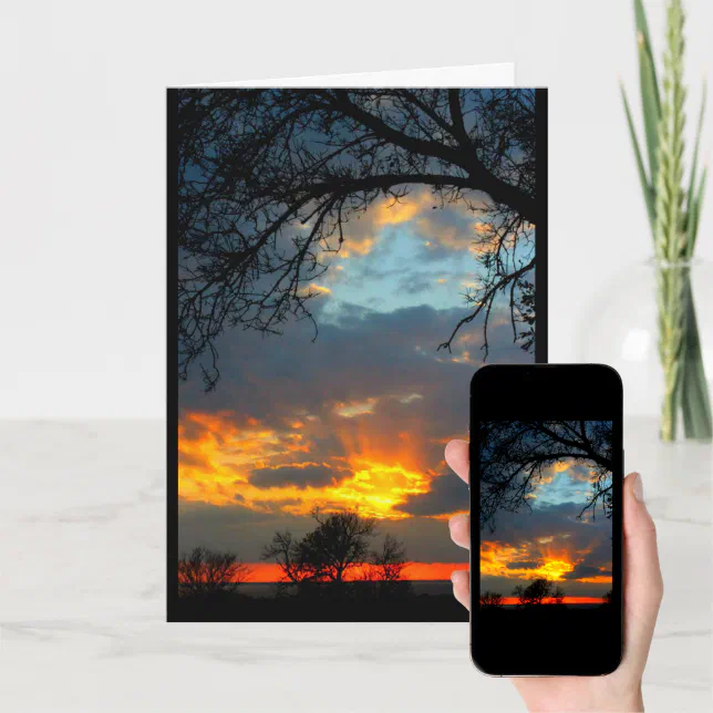 Lake Winnebago Sunset Thinking Of You Card | Zazzle