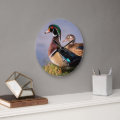 Lakeside, Wood Duck Large Clock | Zazzle
