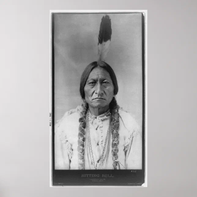 Lakota American Indian Chief Sitting Bull Poster | Zazzle