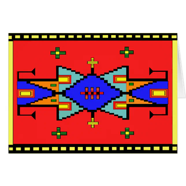 Lakota Dreams Blanket Design Card | Zazzle