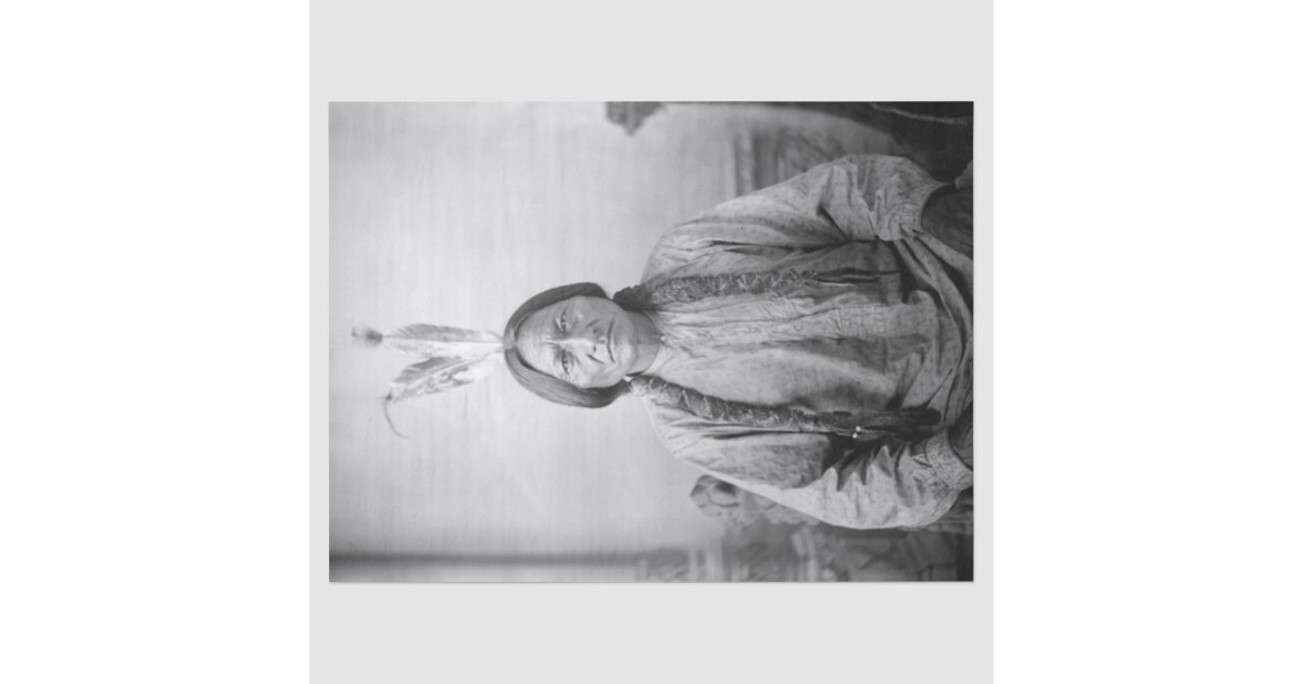 Lakota Leader Sitting Bull Native American Indian Tissue Paper | Zazzle